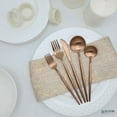 Elyon Tableware® 20-Piece Matte Copper Flatware Set, Stainless Steel ...