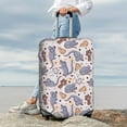 Daiia cartoon mouse Luggage Cover, Thickened Washable Travel Luggage ...