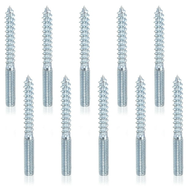 10 tornillos de suspensión M6, conector de muebles de cabeza doble hexagonal con forma de flor ...