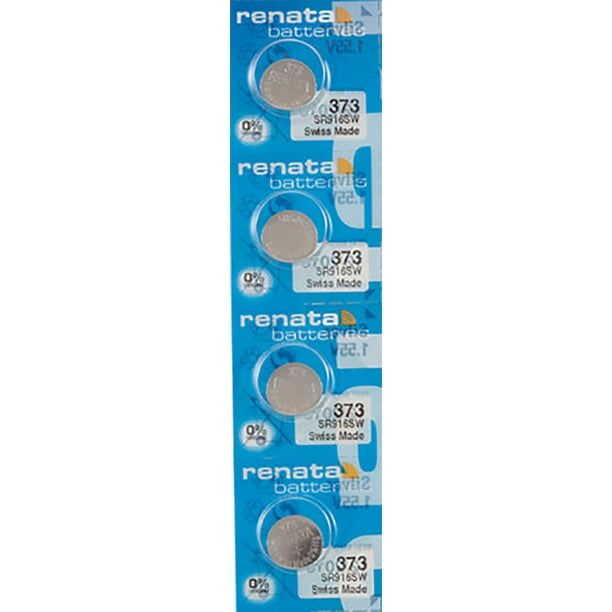 4 x Renata 373 Watch Batteries, SR916SW Battery - Walmart.ca