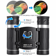 Binoculars 600x25 Binoculars for Adults High Powered - Clear HD Prism ...