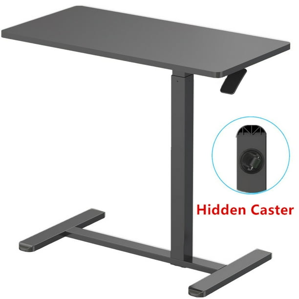 Adjustable Height Mobile Standing Desk, C Shape Bedside Sofa Side ...
