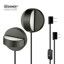 Globe Electric 91000617 Magnus 5" Tall Led Hardwired Or Plug-In Wall ...
