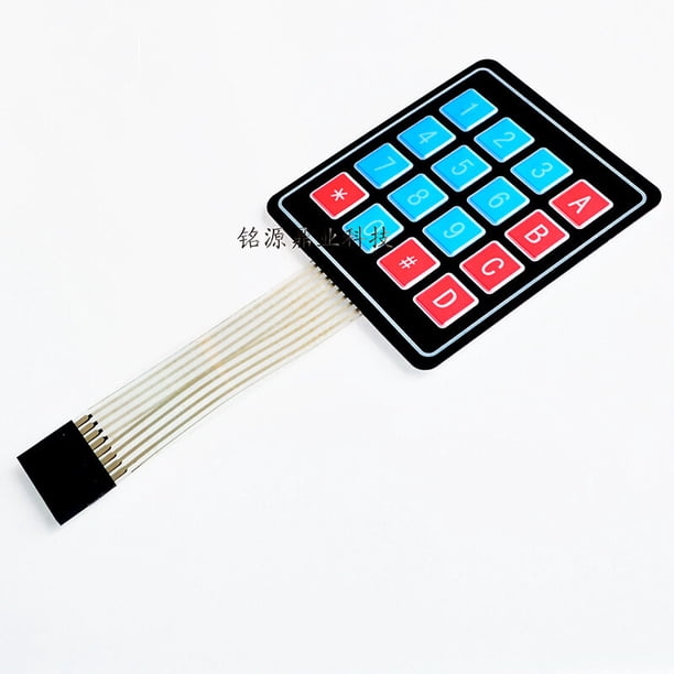Membrane Switch Keypad 4x4 Matrix keyboard Membrane keyboard Array Key ...