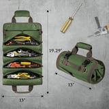 Tool Bag Heavy Duty Tool Roll up Bag Tool Organizer Portable Tool ...