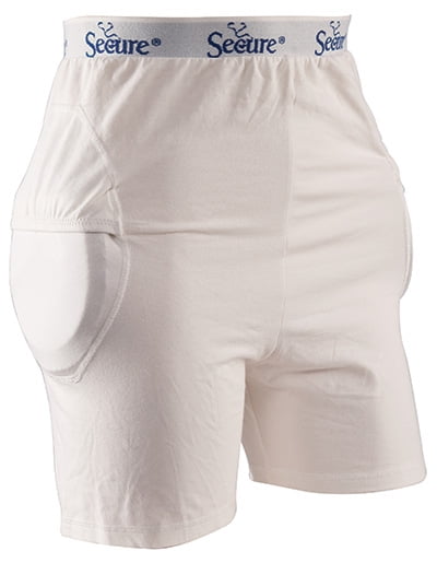 Secure Unisex Soft Hip Protector w/ Removable Hip & Tailbone Pads ...