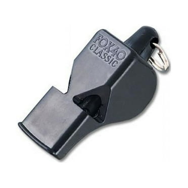 Fox 40 USA Sport Whistle, Classic Black with Mouth Grip - Walmart.com