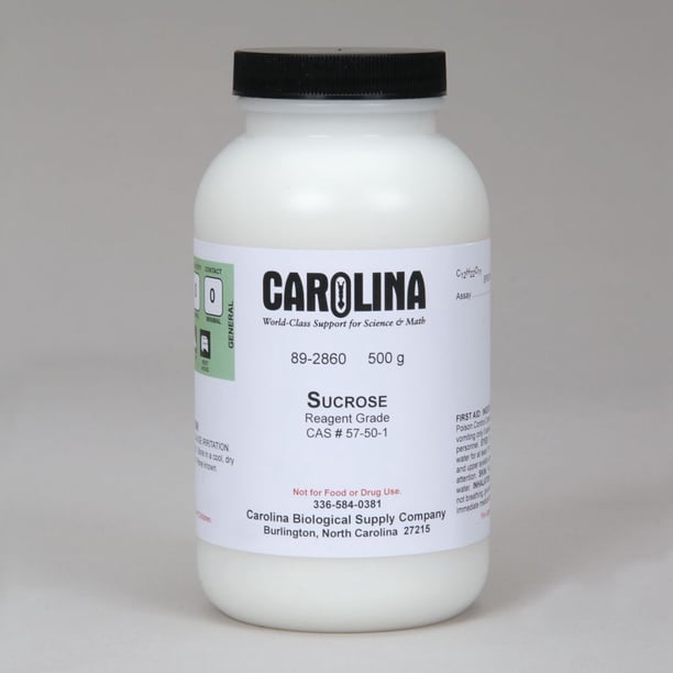 Sucrose, Reagent Grade, 500 Grams, For Educational Use Only - Walmart.com