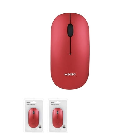 MINISO 2.4G Wireless Mouse Ultrathin Metallic Wireless Mobile Mouse ...