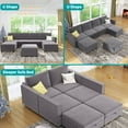 BALUS Reversible Large U-Shaped Sofa with Storage, 7-Seater Modular ...