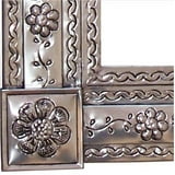 Silver Bower Tin Mirror - Walmart.com