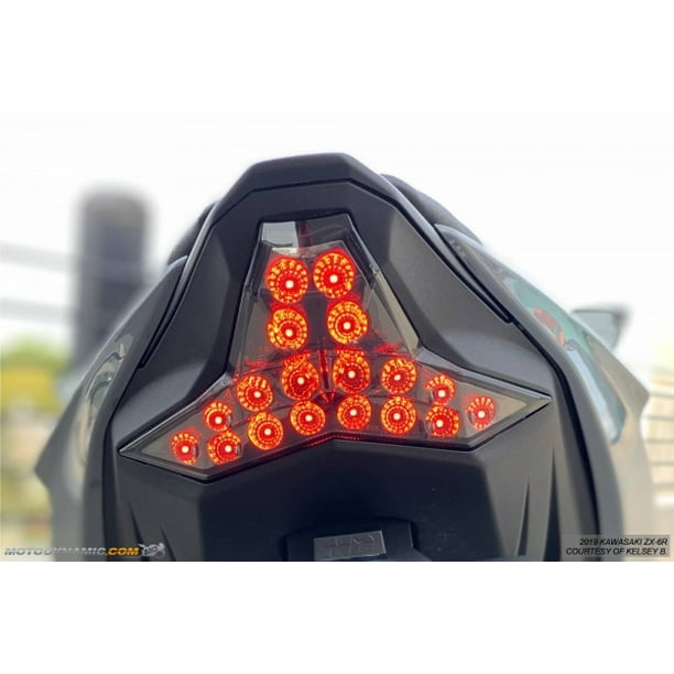 Kawasaki Ninja ZX6R 2019 - 2023 Integrated Sequential LED Tail Light ...