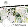 Sage Green Eucalyptus Shower Curtain Watercolor Plant Leaves With