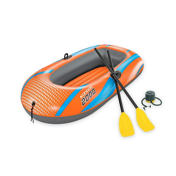 Bote Inflable Lancha Balsa Kondor 2000 Bestway 2 Personas Con Remos ...
