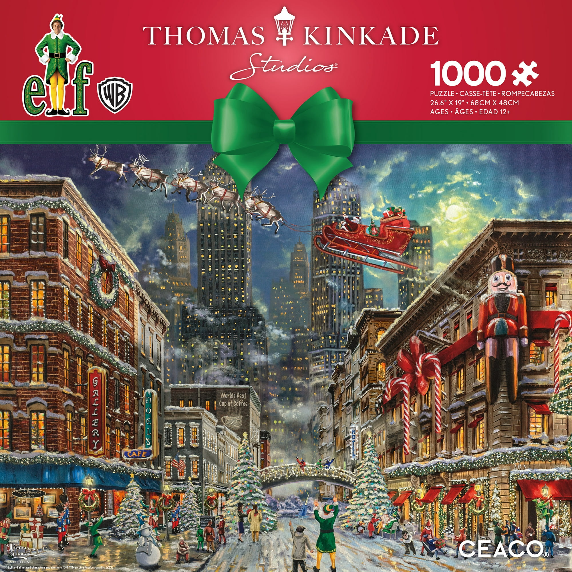 Click here for Ceaco Thomas Kinkade Elf 1000-Piece Interlocking J... prices