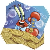 SpongeBob SquarePants Birthday Paper Luncheon Napkins, 16ct - Walmart.com