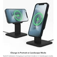 mophie - 15W Cordless Charger Stand for iPhone, Google Pixel, Samsung ...