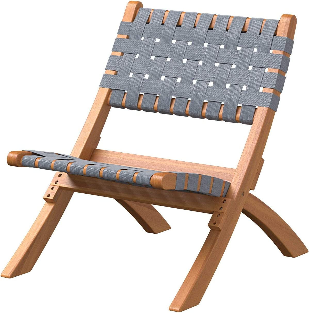 ZXNYH 62774 Sava Indoor Outdoor Folding Chair All Weather Wicker Low ...