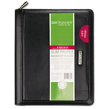 Day Runner Express Windsor Refillable Planner, Black, 5-1/2" x 8-1/2 ...
