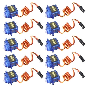 Treedix 3pcs SG90 9G Servo Motor Kit Compatible with RC Robot Arm ...