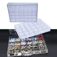 Miumaeov 5 Layers 120 Grids Transparent Nail Art Supplies Storage Box ...