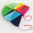 3pcs Elegant Flags Colorful Pull Flags Stylish Paper Fan Banners Unique ...