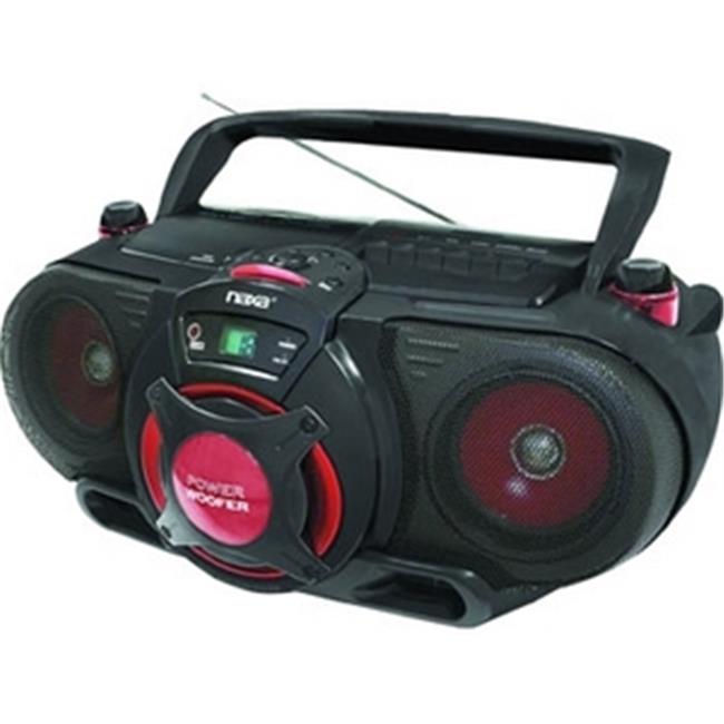 NAXA NPB-259 Naxa Portable MP3-CD AM-FM Stereo Radio Cassette Player ...