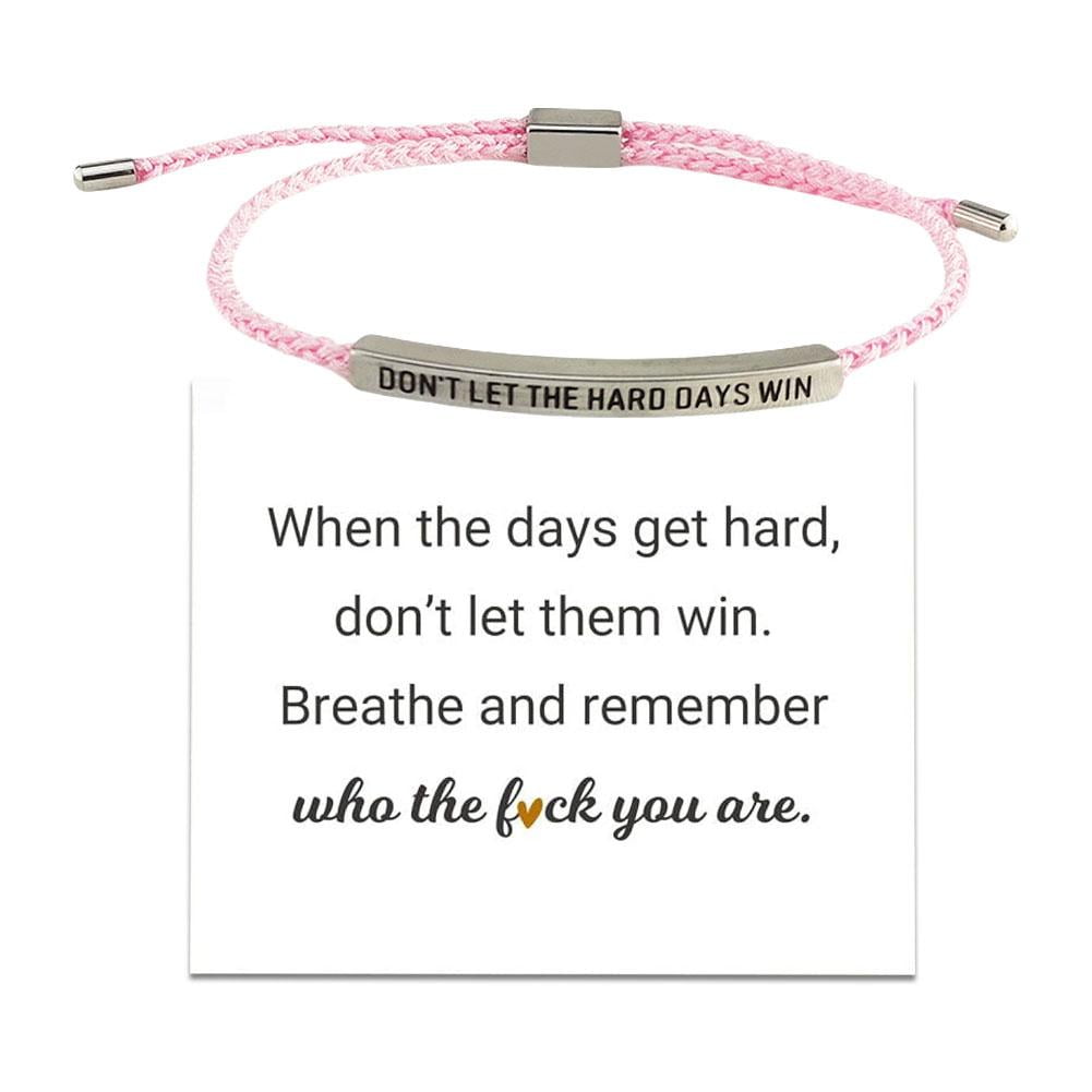 Click here for Unbranded Dont Let The Hard Days Win Bracelet For... prices