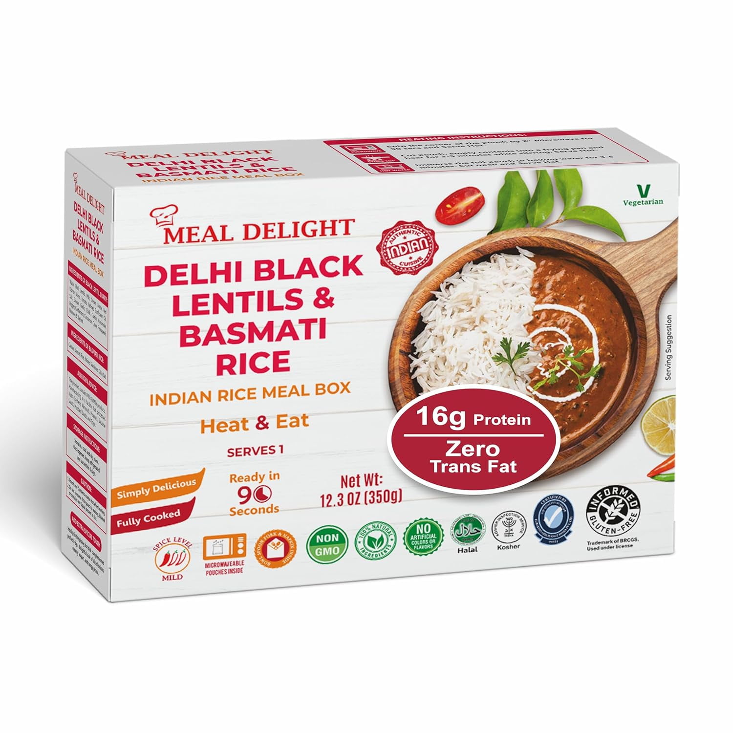 Click here for Meal Delight Delhi Black Lentils With Basmati Rice... prices