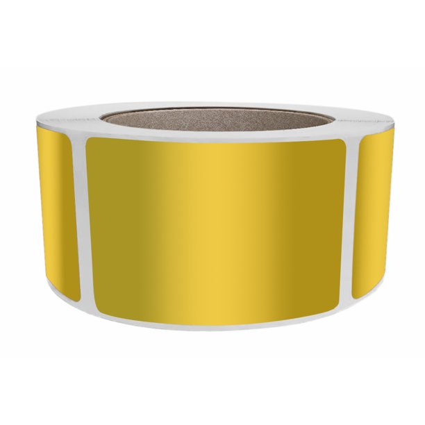 Royal Green Metallic Labels Sticker 3x2 inch (76mm x 51mm) Rectangle ...