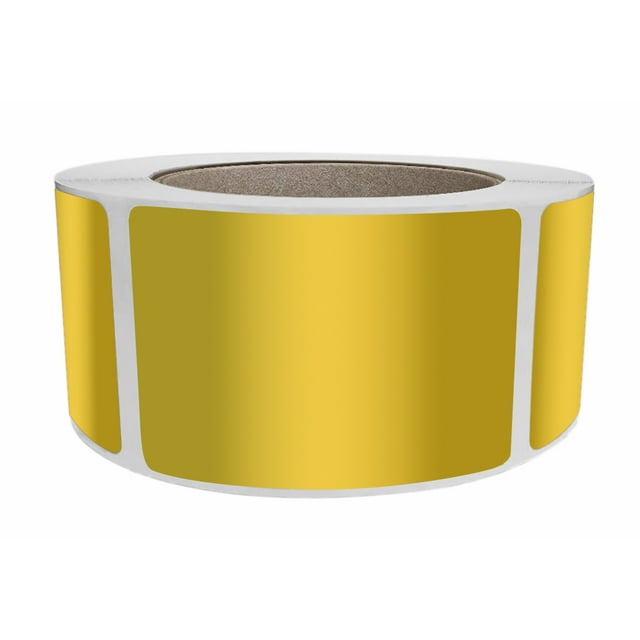 Royal Green Metallic Labels Sticker 3x2 inch (76mm x 51mm) Rectangle ...