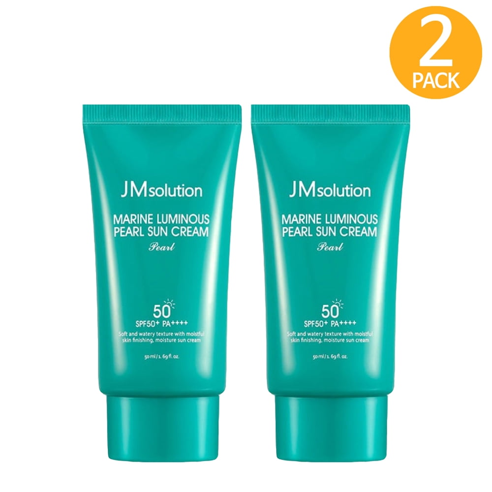 JM Solution Marine Luminous Pearl Sun Cream Moisturizing Sunscreen 50ml ...