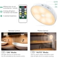 Warm Color Closet Lights Motion Sensor Step Light, Operated Puck Lights ...