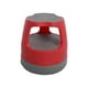 Cramer Scooter Stool, Round, 15", Step & Lock Wheels, to 300lb, Red ...