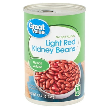 Great Value Light Red Kidney Beans, 15.5 oz - Walmart.com