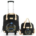 Spencer Rolling Backpack with Shoulder Bag Trolley Wheeled Backpacks ...