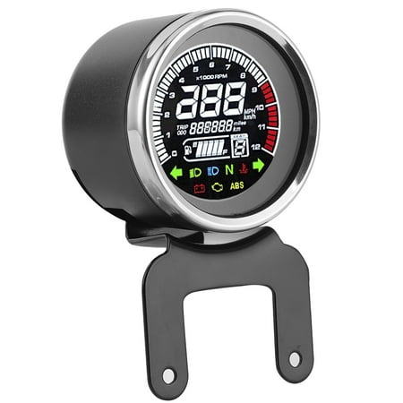 Lcd Tachometer Speed Indicator Multi‑Functional Motorcycle Gauge LCD ...