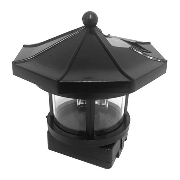 Solar Lighthouse Rotating Beacon