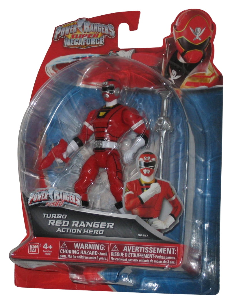 Power Rangers Super Megaforce (2014) Turbo Red Ranger 5" Action Hero ...