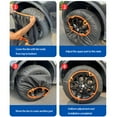 2Pcs Automotive Snow Socks Fabric Chains Ensuring Stability in Cold ...