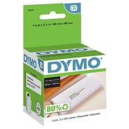 DYMO LabelWriter Bar Code Labels, 3/4 x 2 1/2, White, 450 Labels/Roll ...