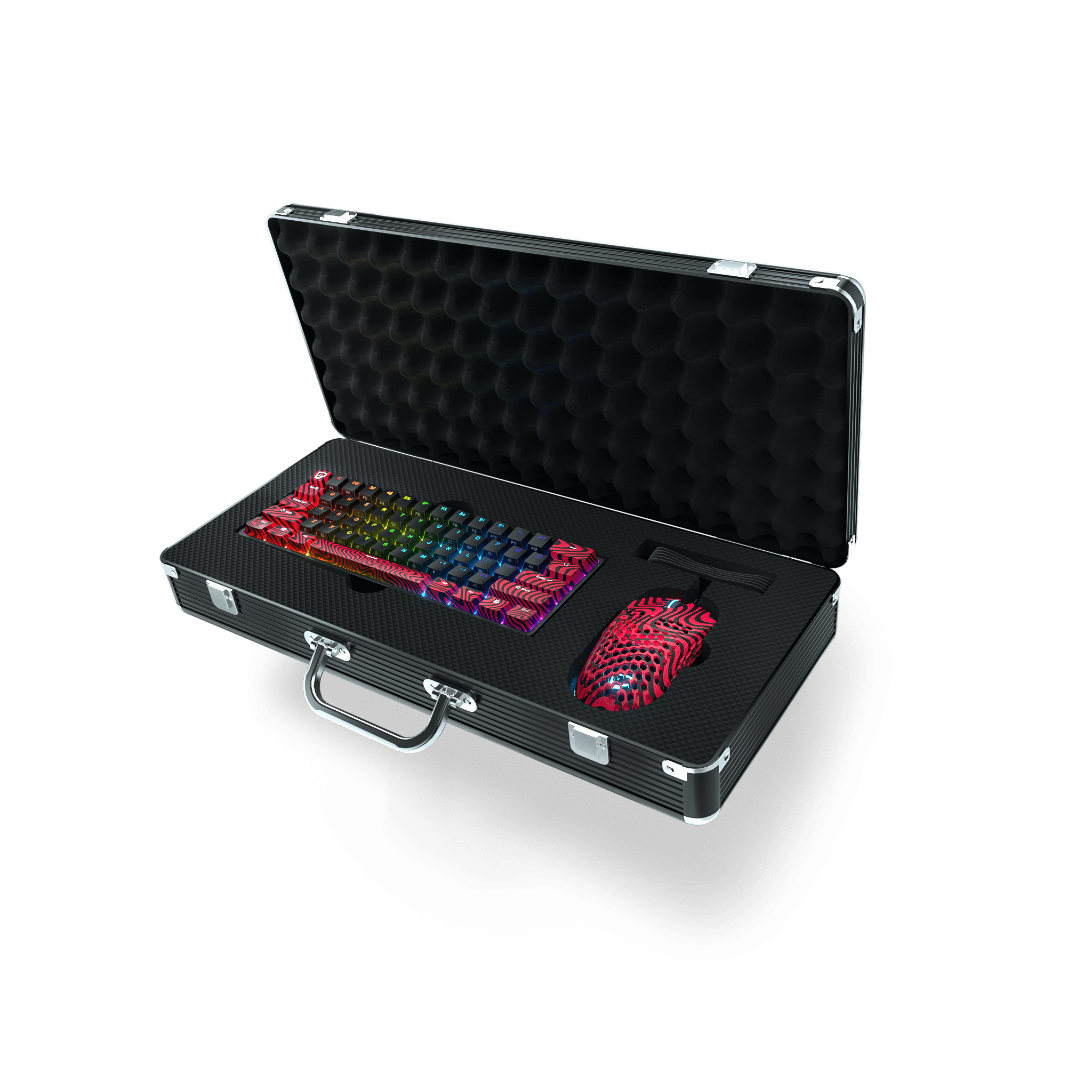 Ghost A1 Aluminum Wireless Keyboard and M1 Mouse Combo PDP Cherry MX ...