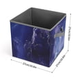 10.6in Folding Storage Box Solid Material Handle On Both Sides For Easy ...