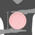 Unique Industries Colored Dessert Circle Solid 7" Light Pink Paper ...
