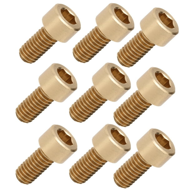 Herrajes de fijación, 50 piezas, tapa de tornillo hexagonal, tapa de tornillo hexagonal ...