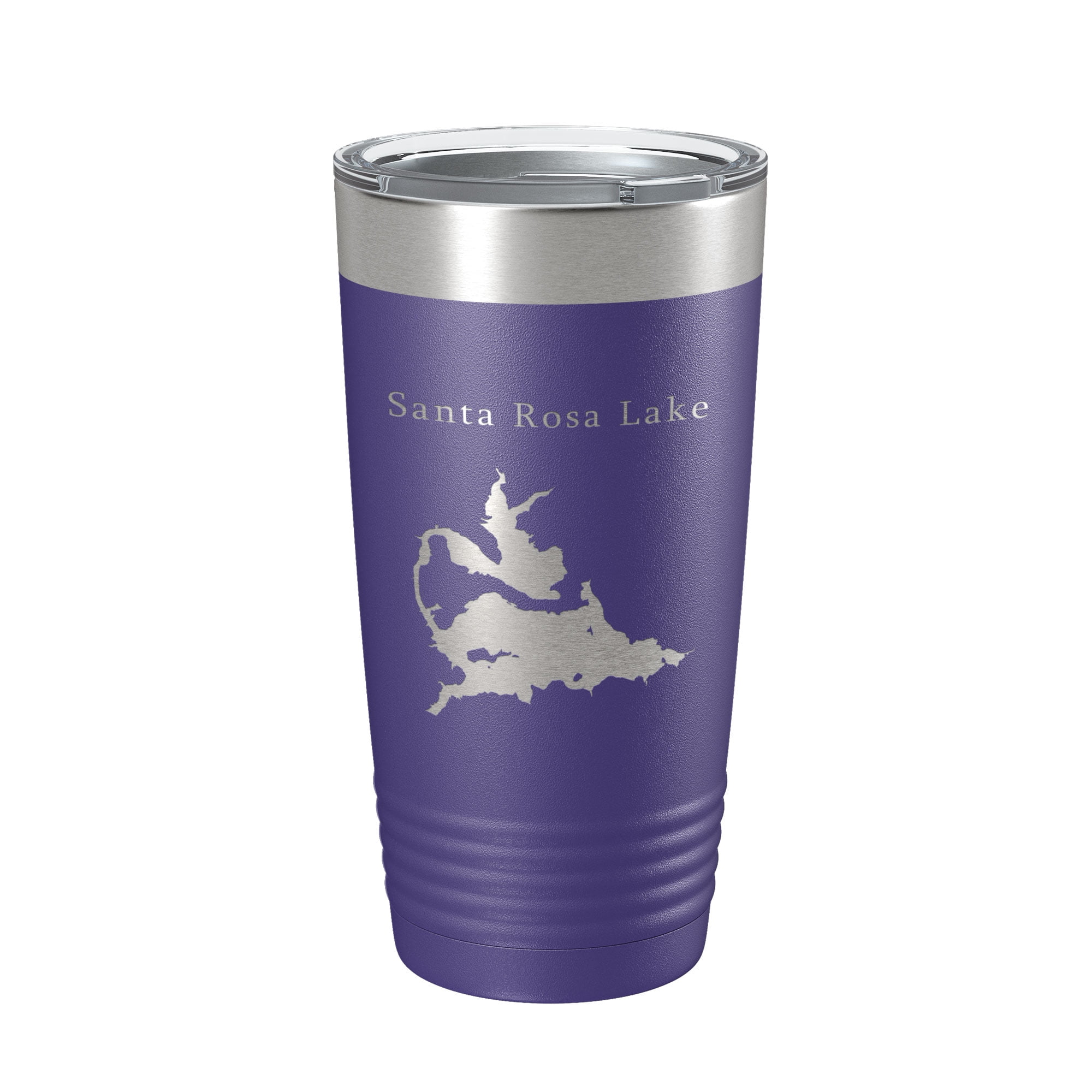 Santa Rosa Lake Map Tumbler Travel Mug Insulated Laser Engraved Coffee ...