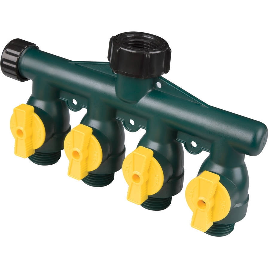 Melnor Poly Full-Flow 4-Way Connector - Walmart.com