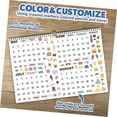 Wellsay 2025 Coloring Book Wall Calendar 16 11 Inch 12 Months Coloring ...