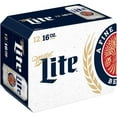 Miller Lite Beer, 12 Pack, 16 fl oz Aluminum Cans, 4.2% ABV, Domestic ...