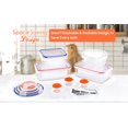 Large Food Storage Set 526OZ, Airtight Leak Proof Stackable, 85OZ to ...